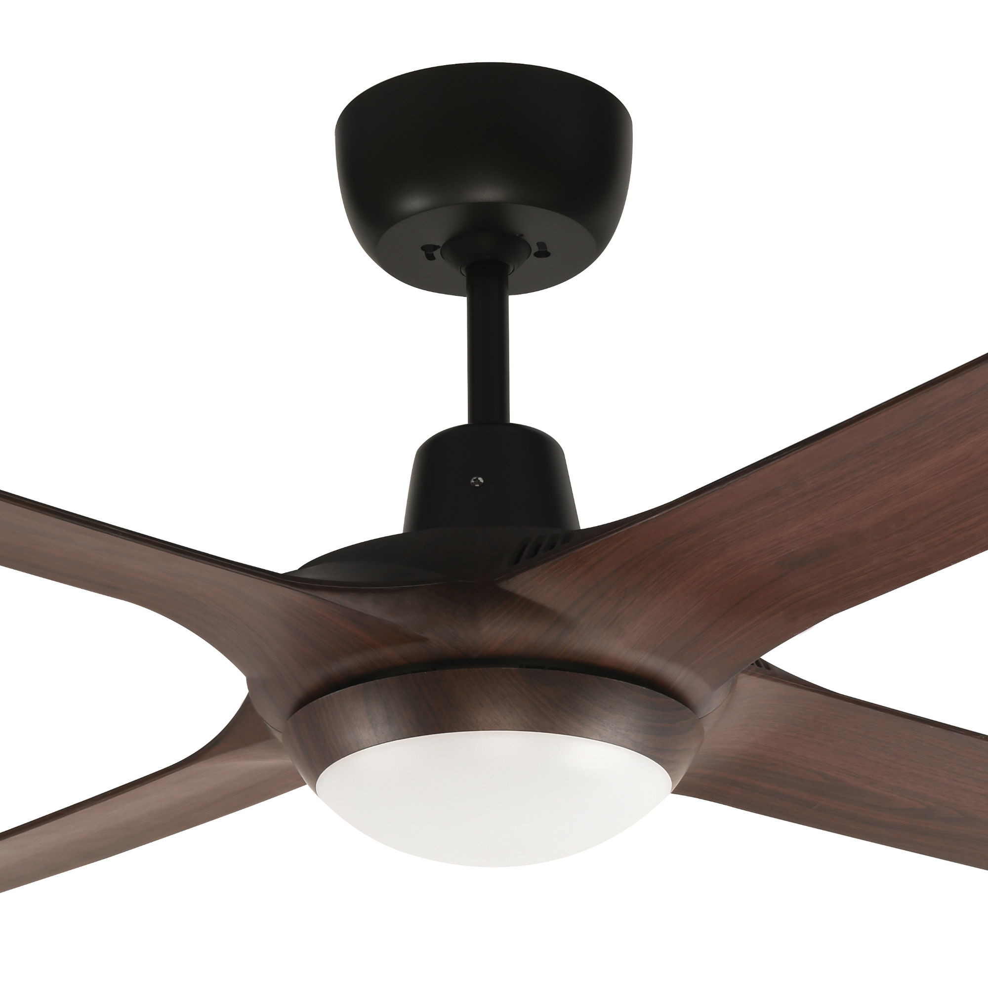 Spyda 4 Blade 50" Indoor/Outdoor Designer Ceiling Fan With 20W TRI LED ...