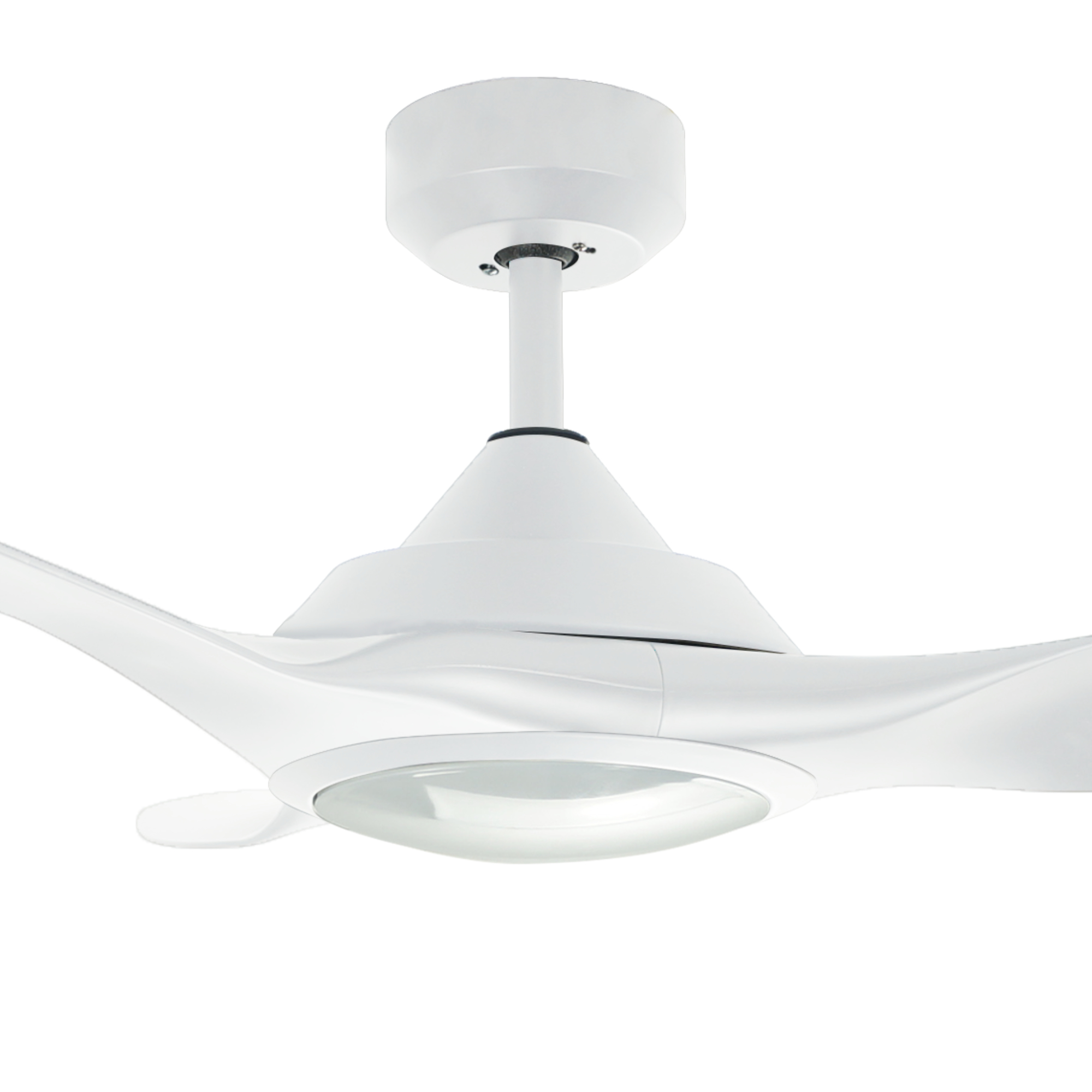 Vencha Raven 64" DC Ceiling Fan with 24W LED Light - White
