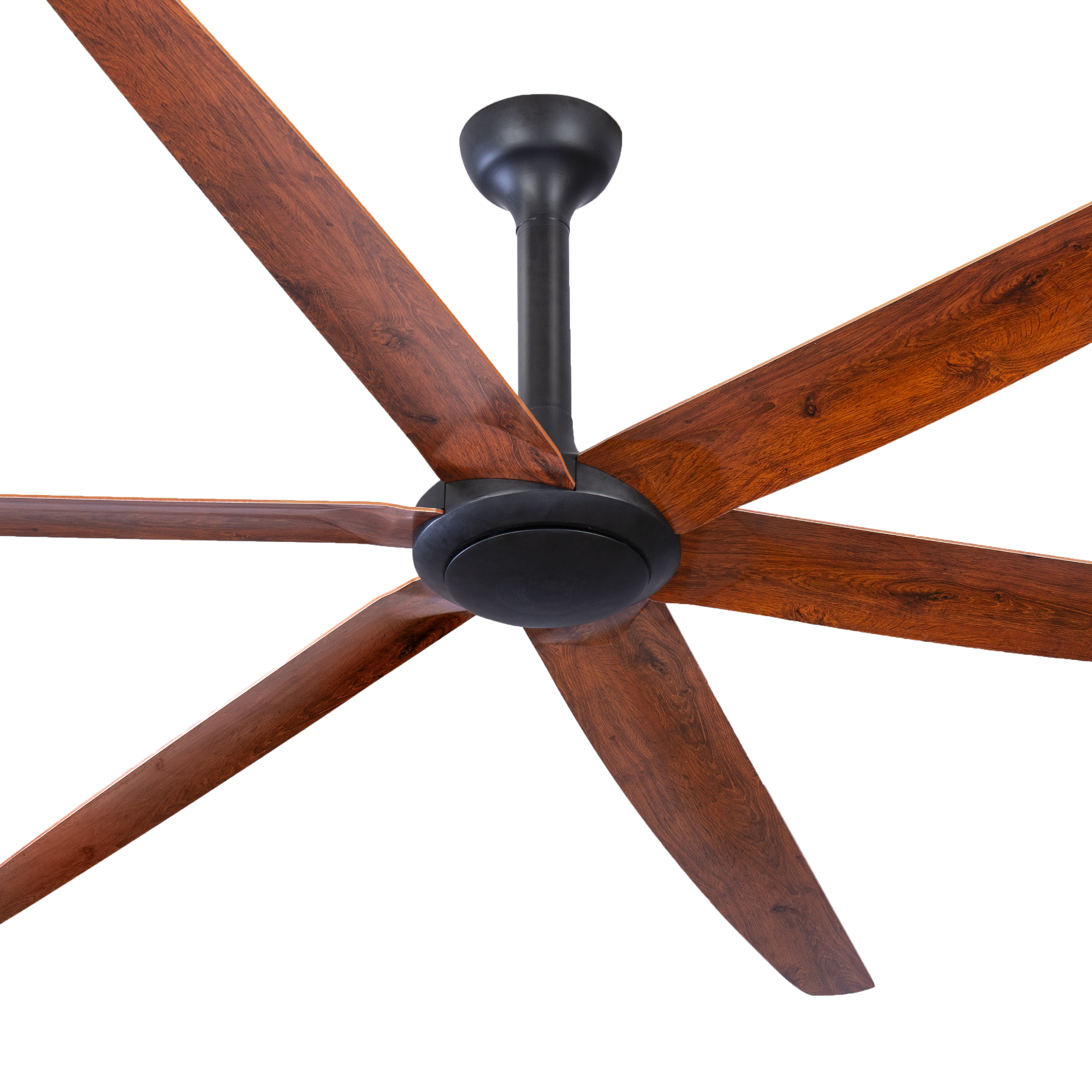 Hunter Pacific Big Fan 2 86" DC Ceiling Fan - Black and Natural Oak