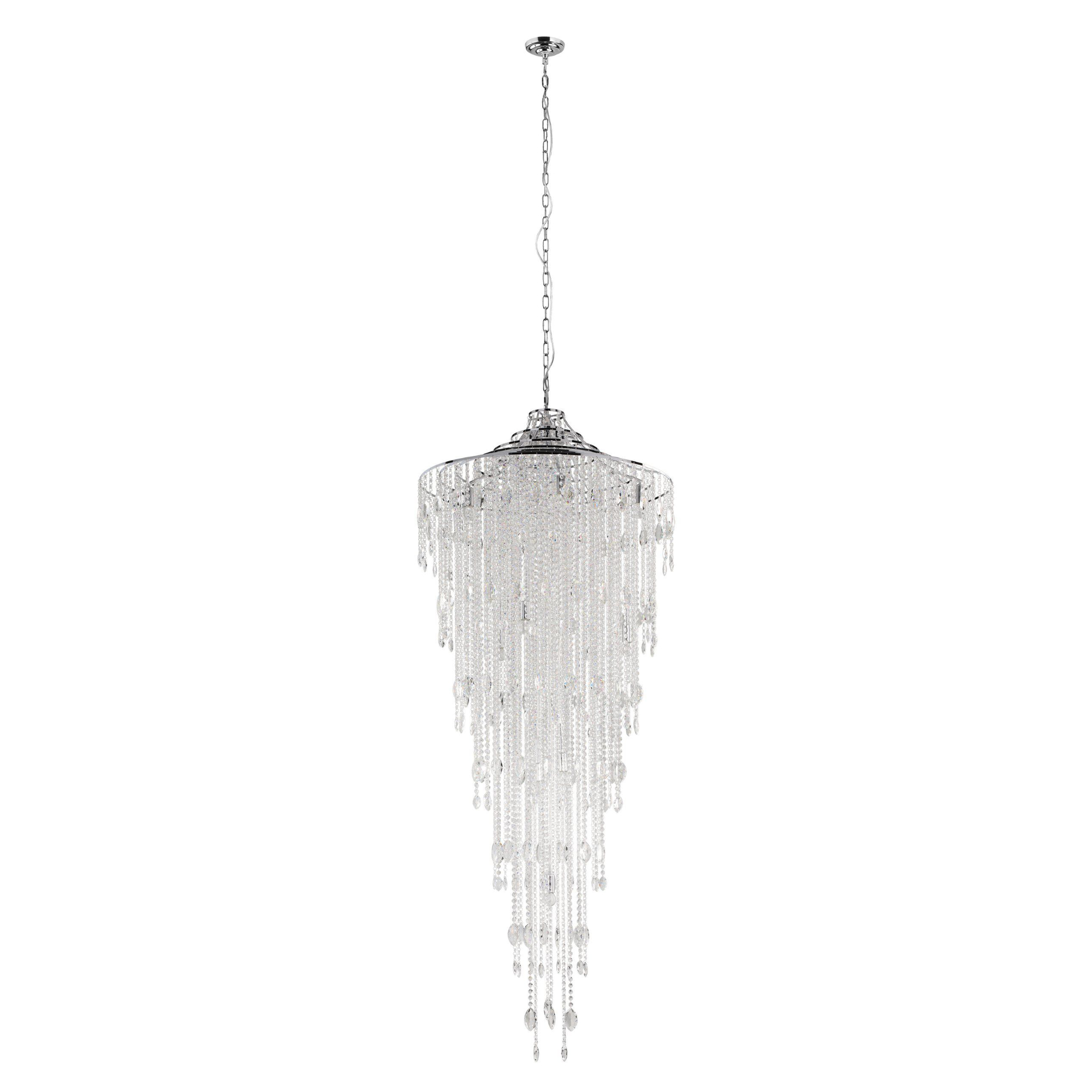 Eglo Beires Crystal Chandelier (E14) - Large