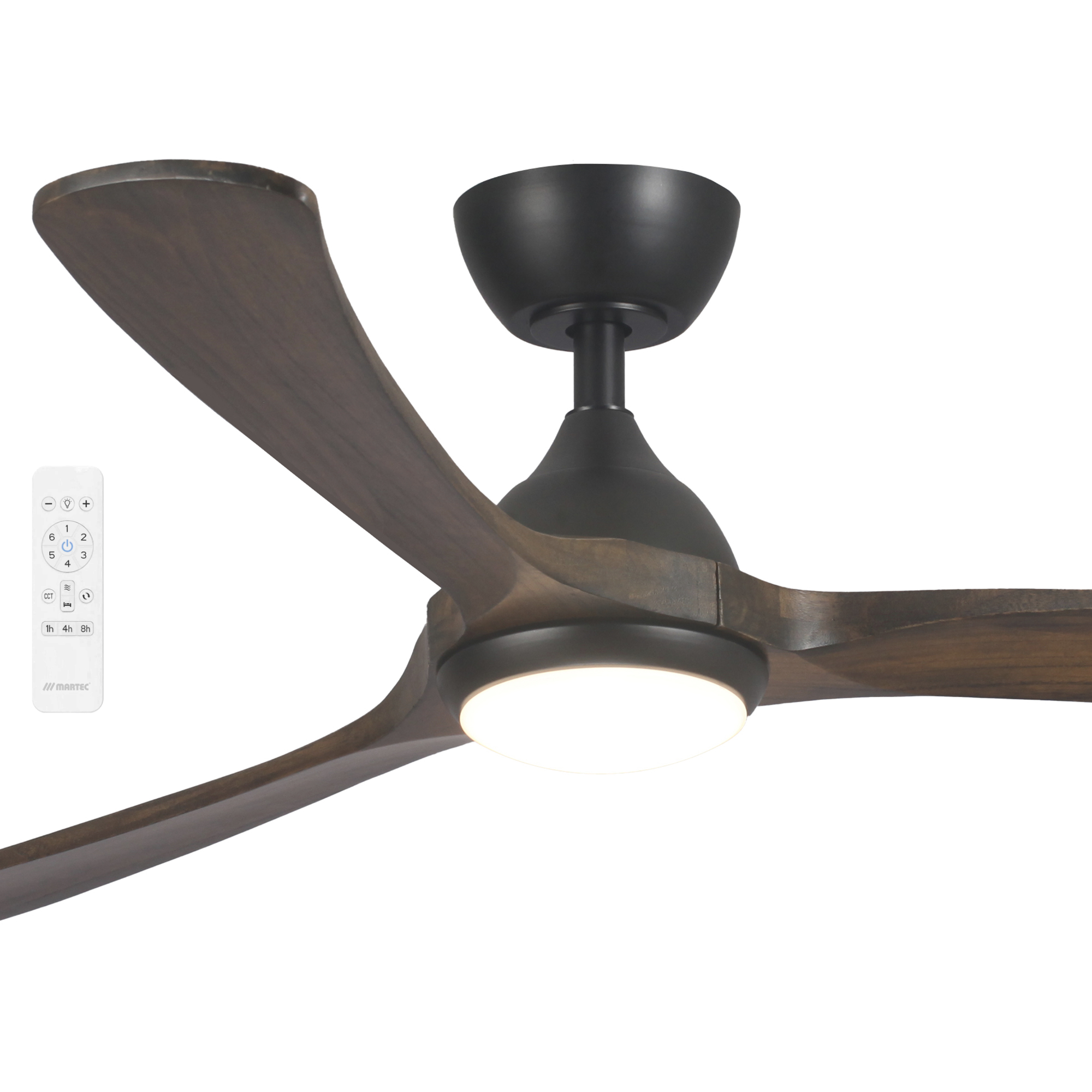 Martec Norfolk 48" (1220mm) Smart DC Ceiling Fan with 20W CCT Light and ...