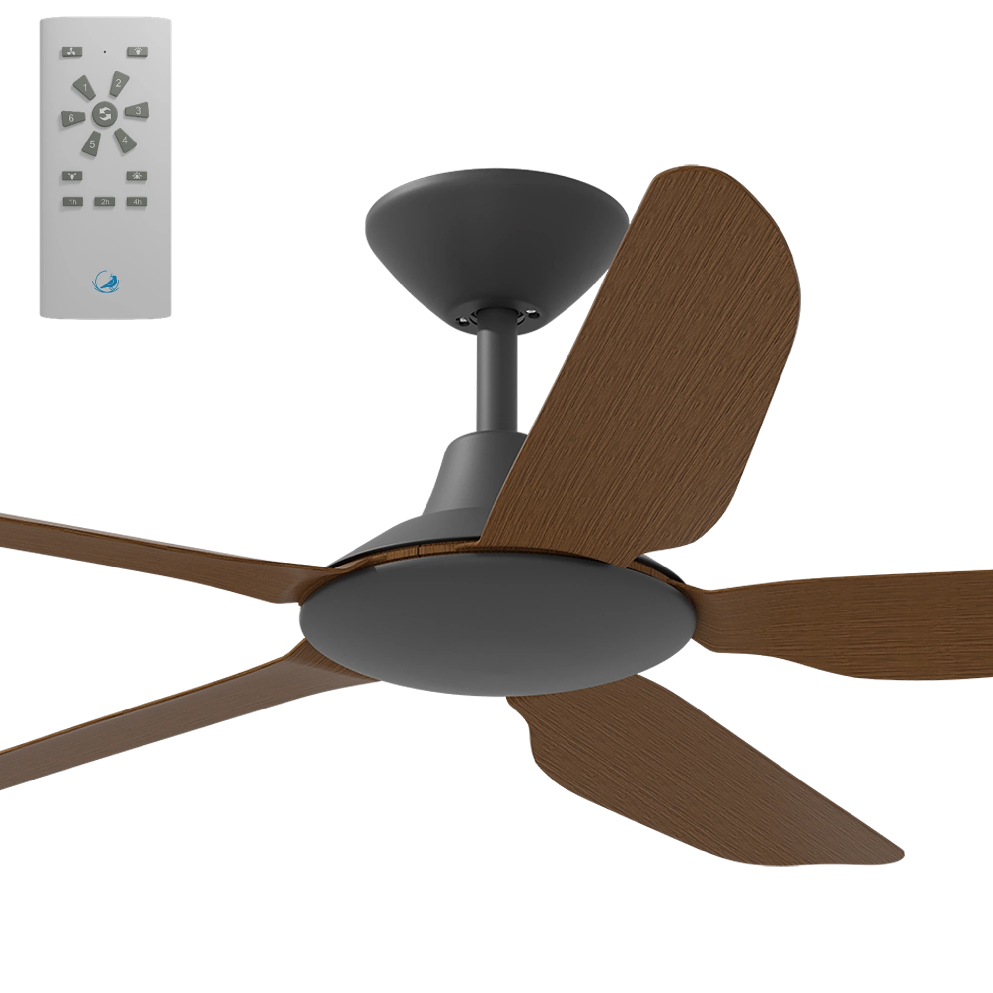 Calibo Storm 48" (1220mm) 5 Blade Indoor/Outdoor DC Ceiling Fan and ...