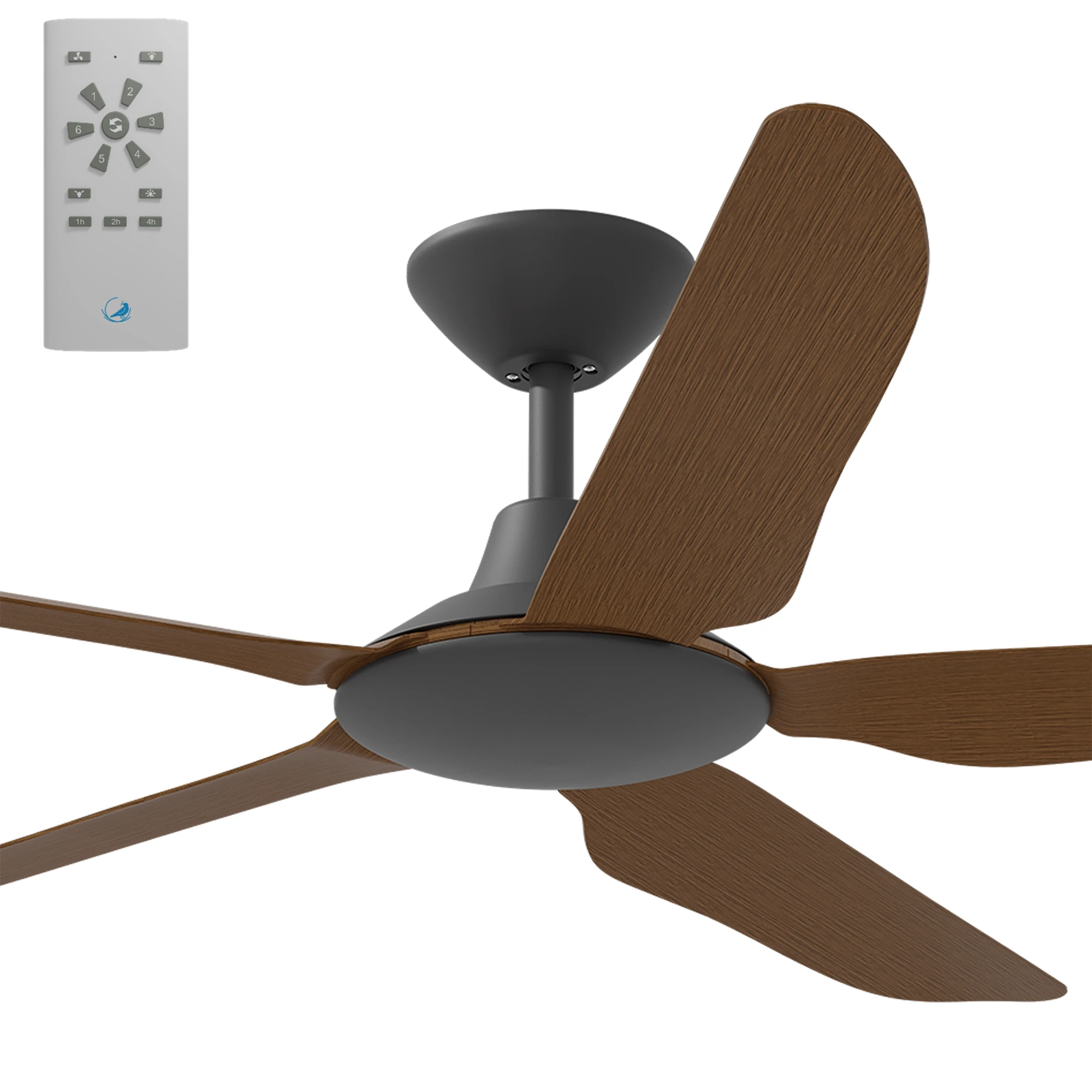 Calibo Storm 56" (1430mm) 5 Blade Indoor/Outdoor DC Ceiling Fan and ...