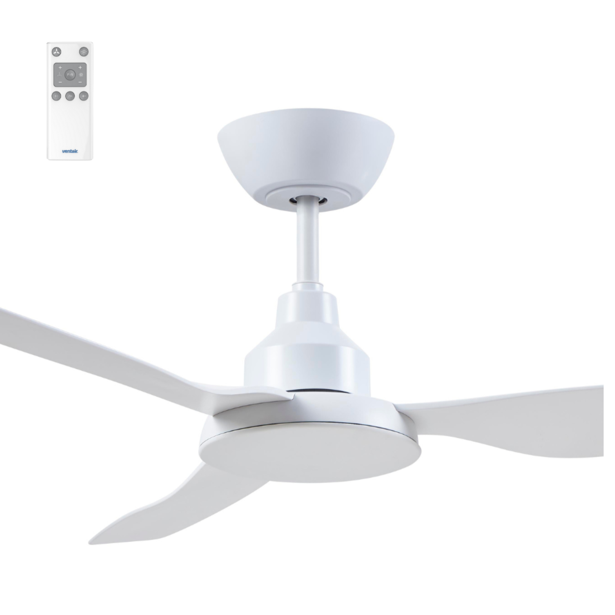 Ventair Glacier 48" DC Indoor/Outdoor Ceiling Fan with Remote - White