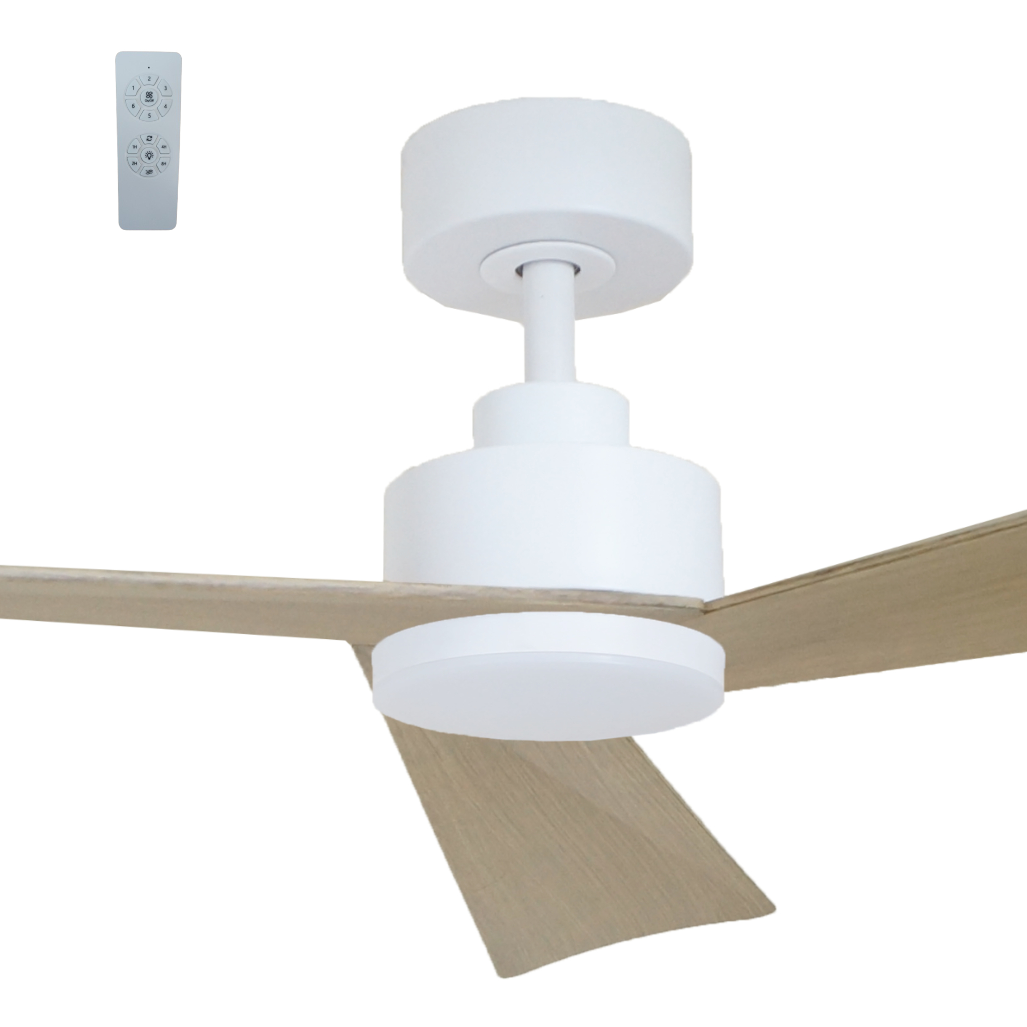 Vencha Bronte 52" DC Ceiling Fan with 20W CCT LED Light and Remote ...
