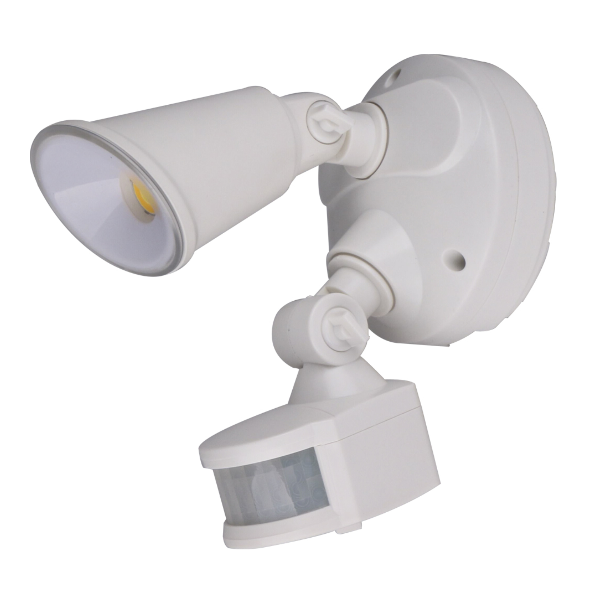 Martec Defender 10W Tri-Colour Adjustable LED Exterior Wall Light with ...