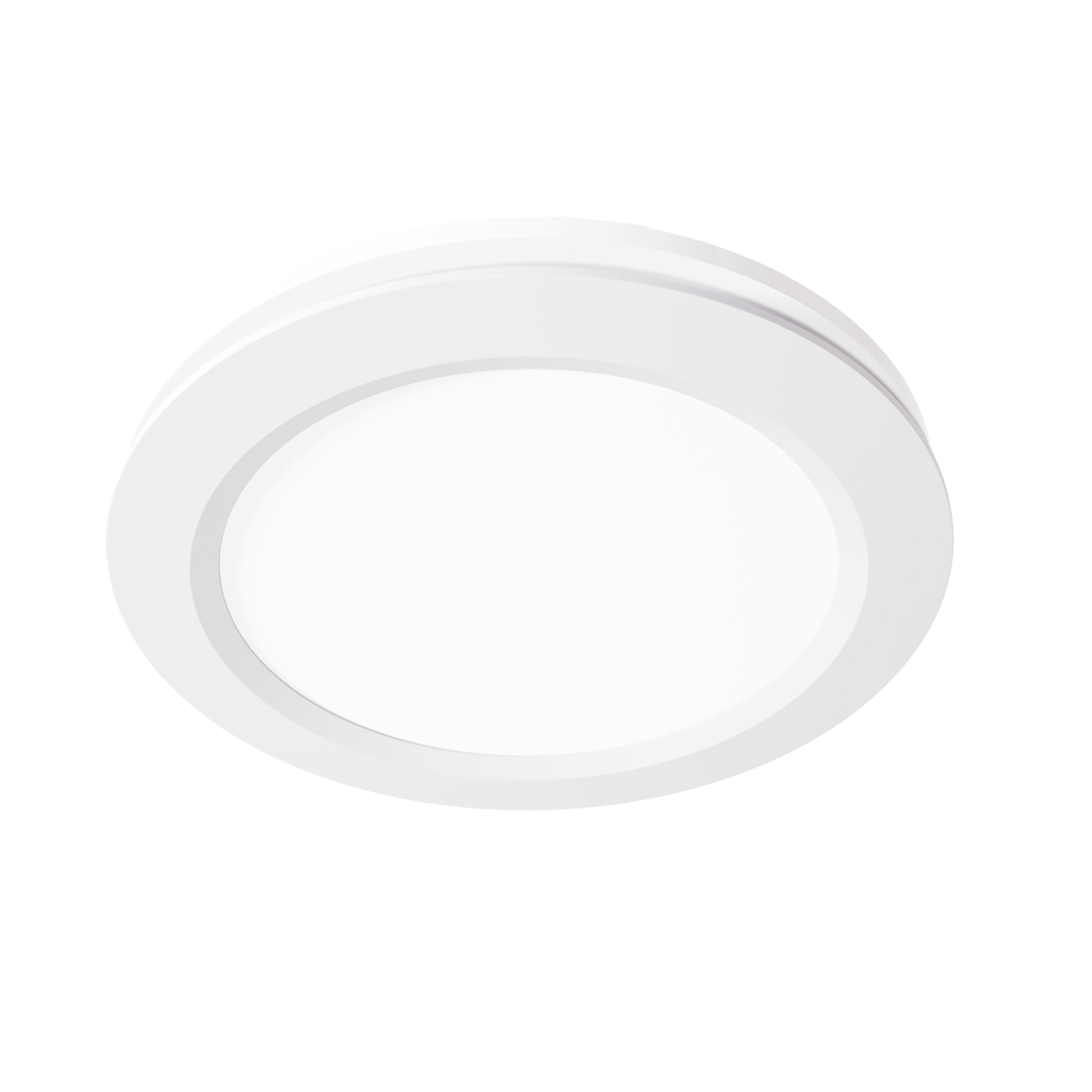 Saturn Matte White Round Exhaust Fan with CCT LED Light IPX4 - 240