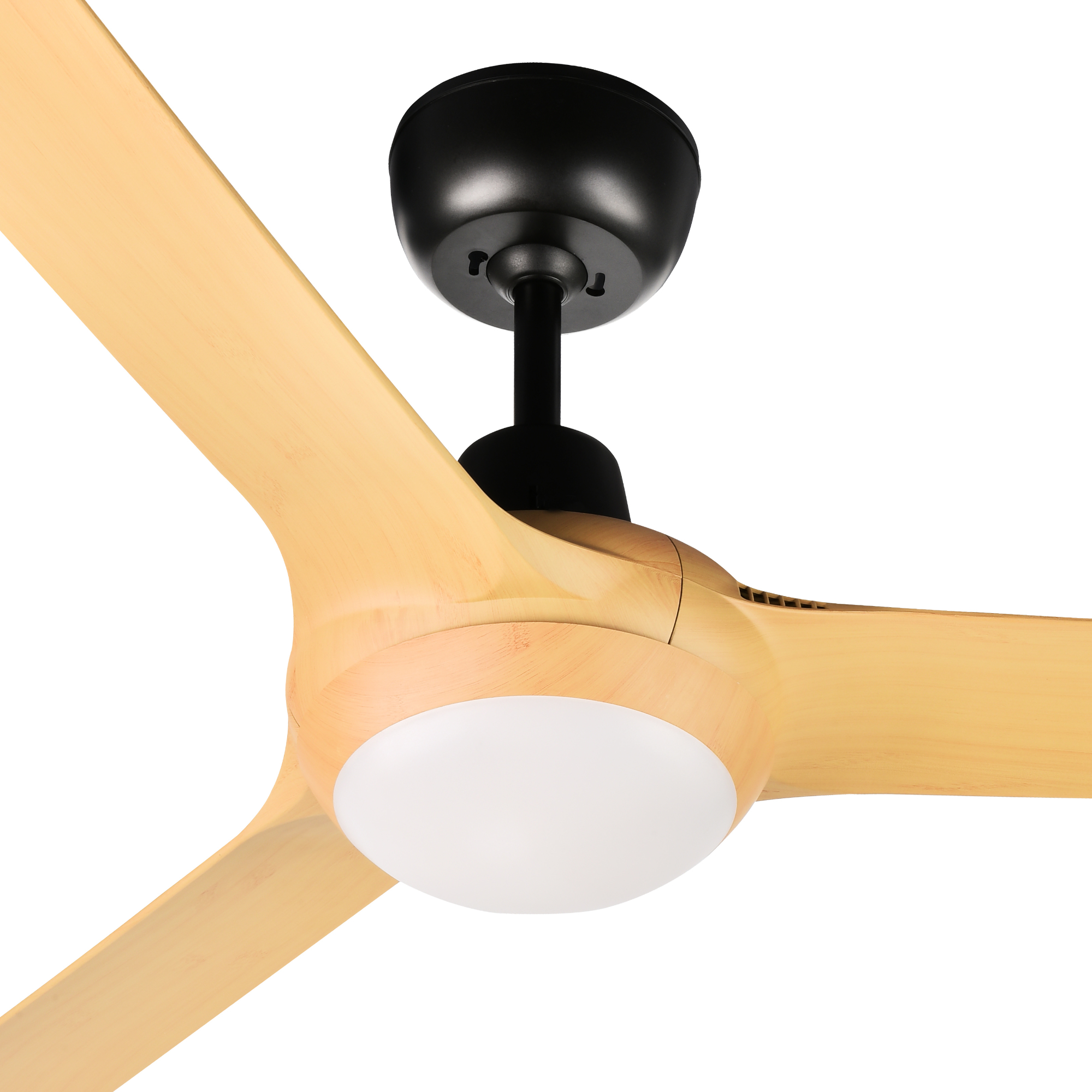 Spyda 3 Blade 50" Indoor/Outdoor Designer Ceiling Fan With 20W TRI ...
