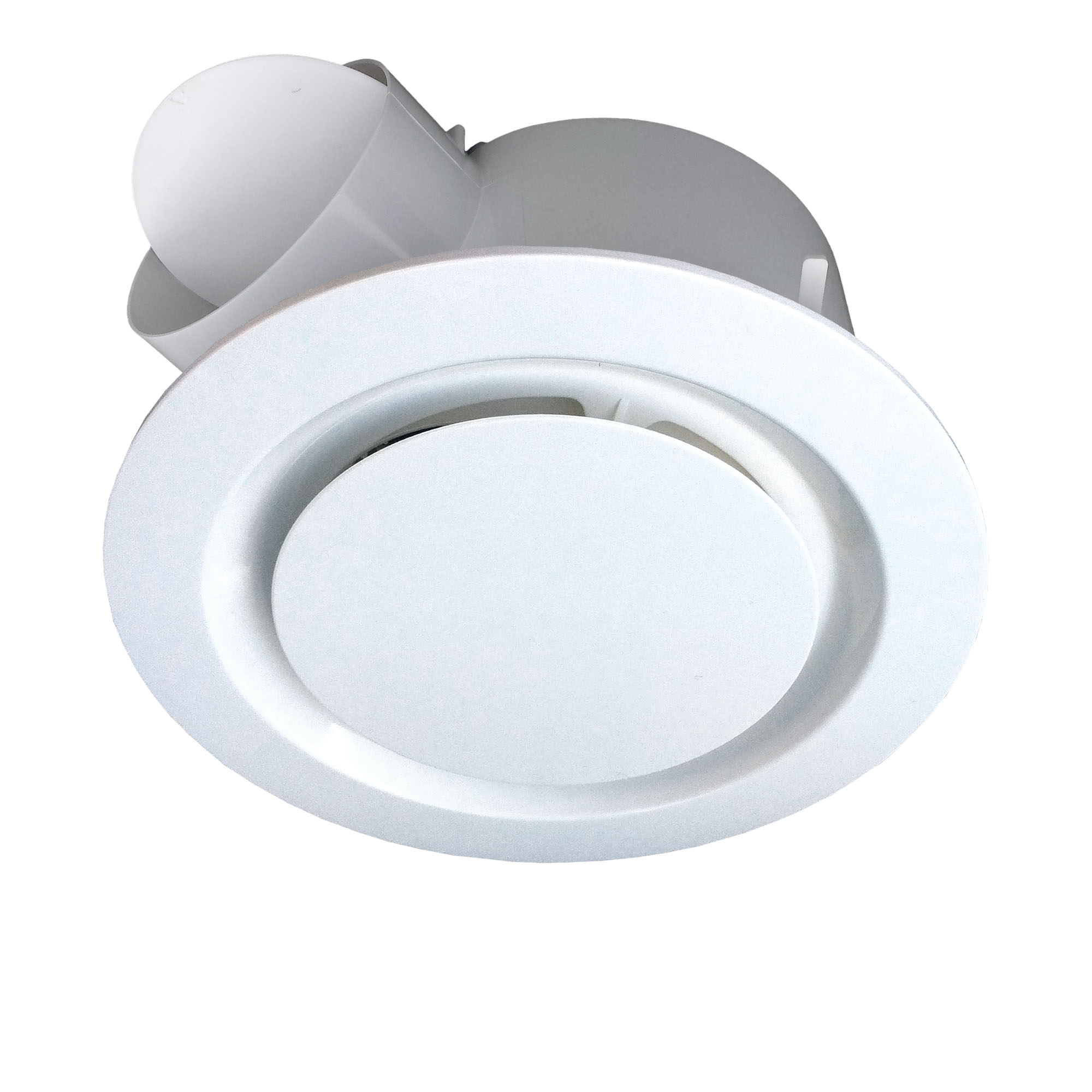 Round Ventair Airbus 250 Pro-V Bathroom Exhaust Fan - White