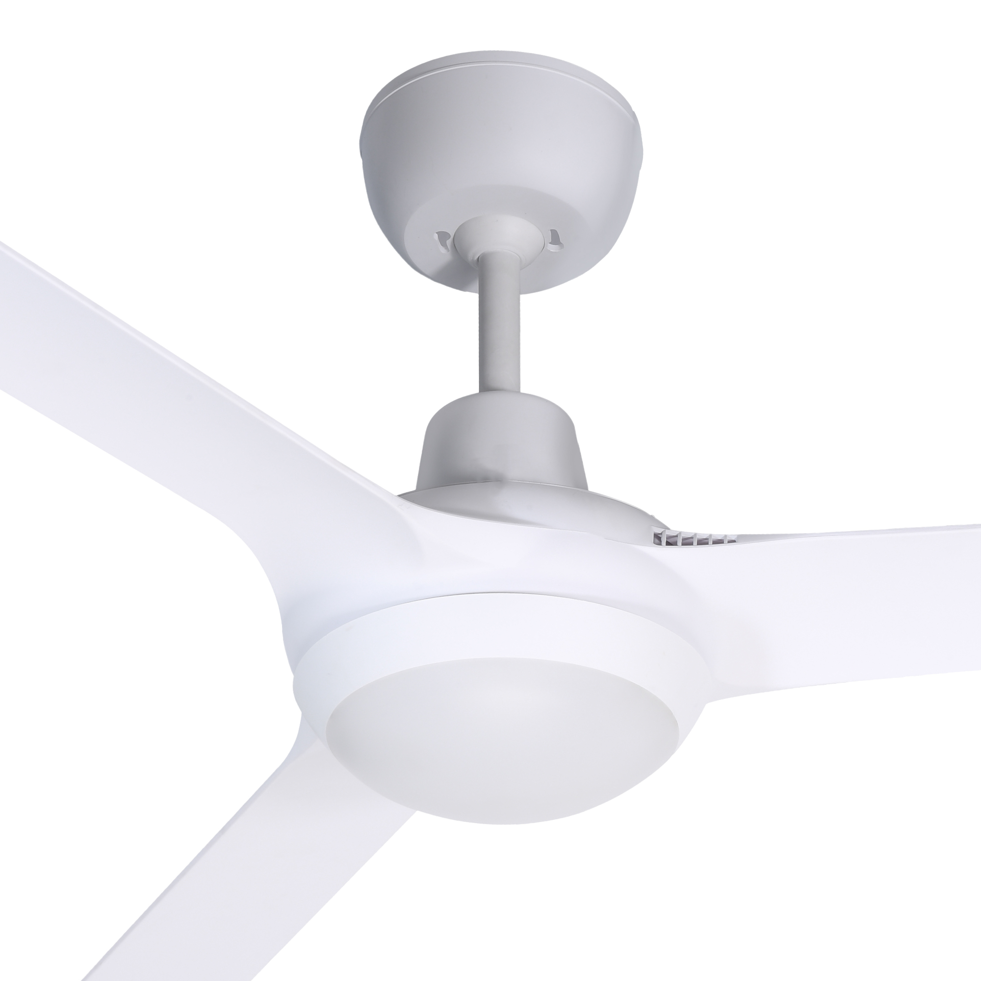 Spyda 3 Blade 50" Indoor/Outdoor Designer Ceiling Fan With 20W TRI ...