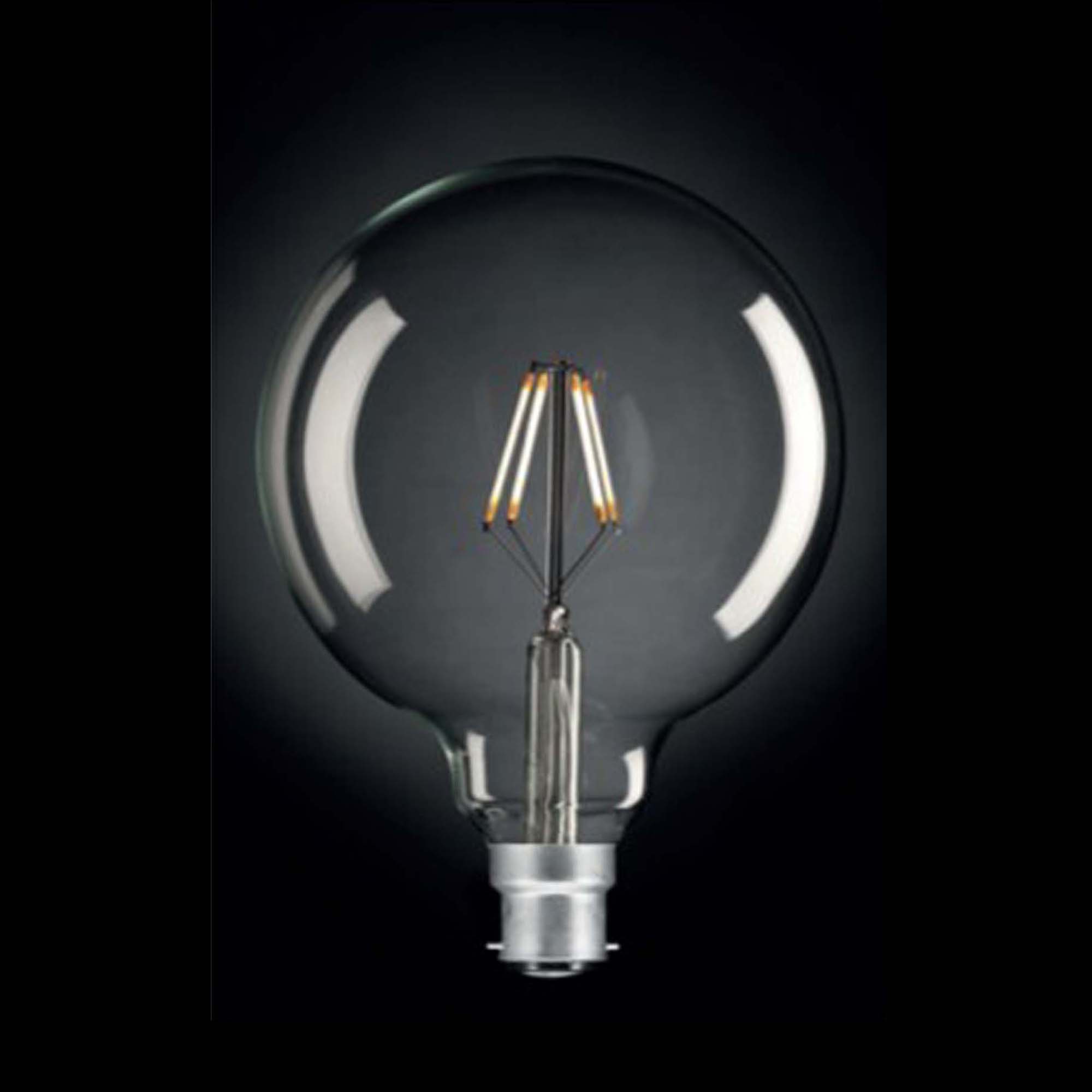 Fancy Energy Efficient LED Filament Globe Bayonet Cap (B22) - Sphere ...