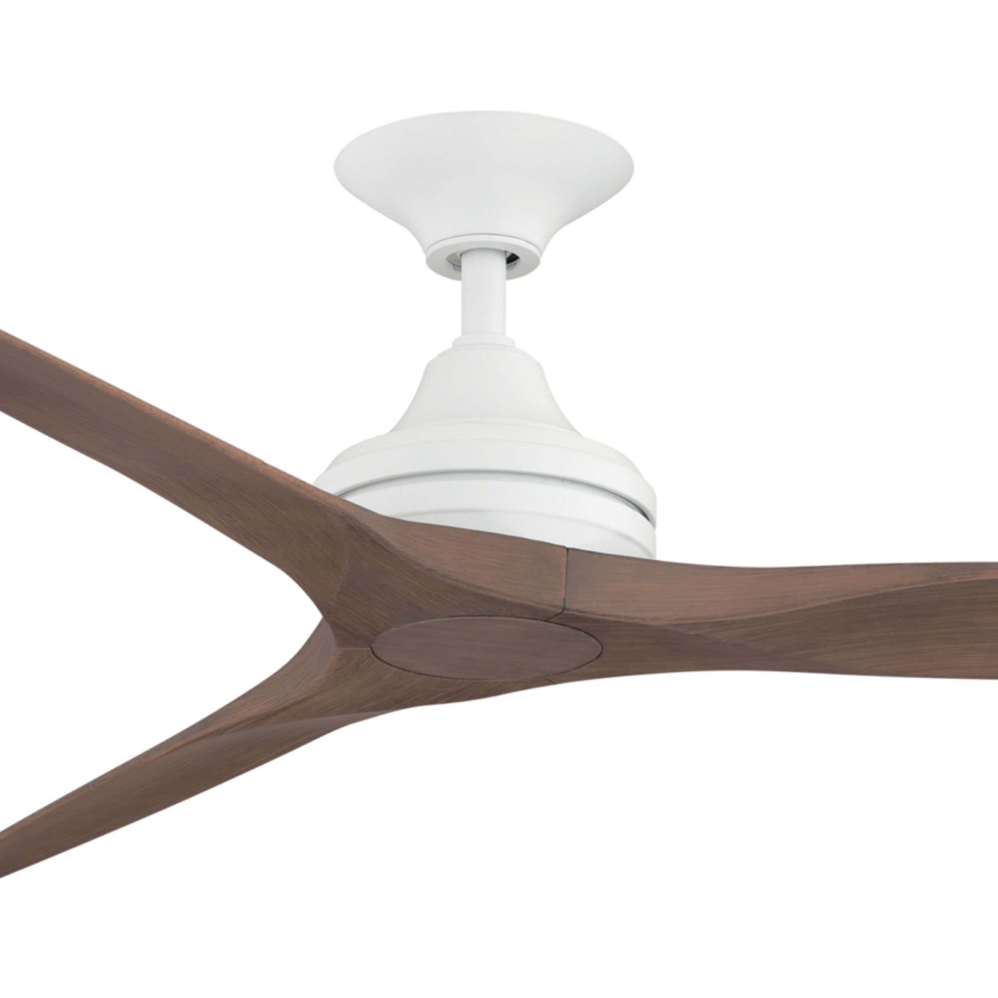 ThreeSixty Spitfire 2 60" Polymer Blade with White Motor Ceiling Fan ...