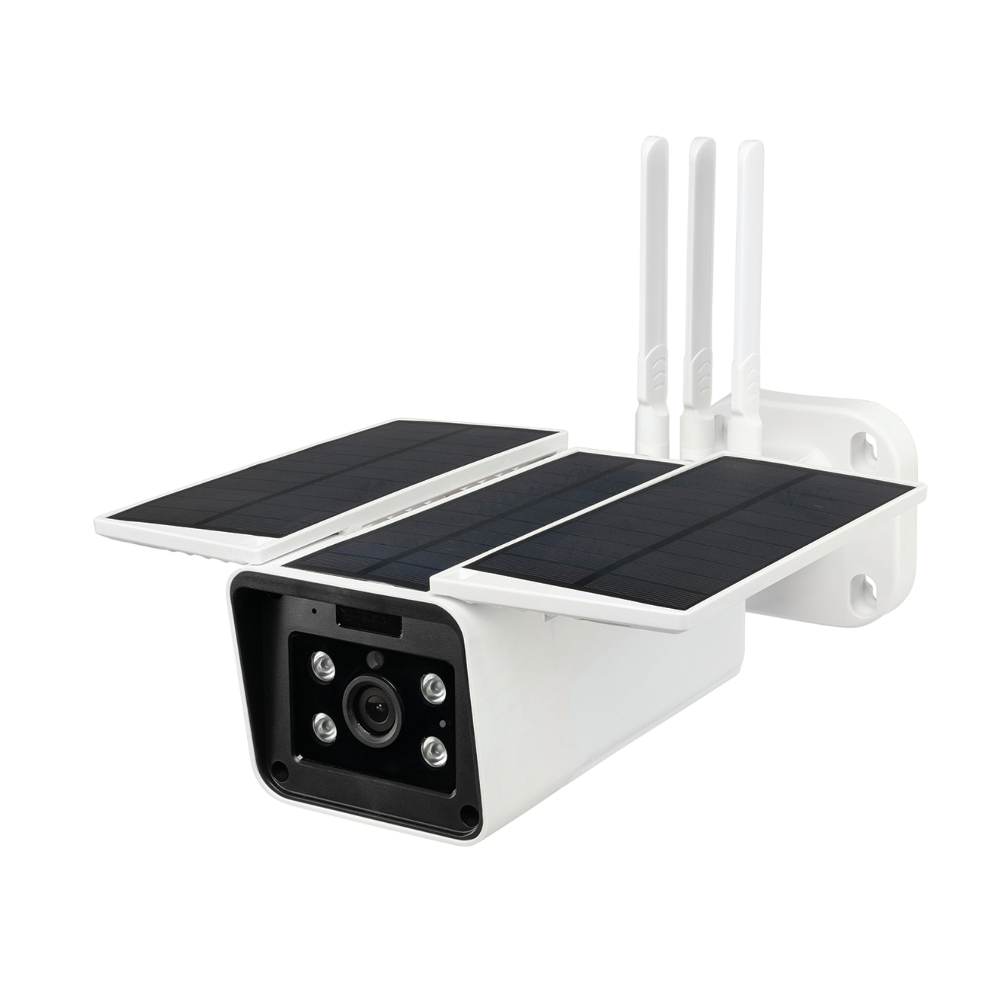 Brilliant Smart Wi-Fi Trident Solar Camera - White