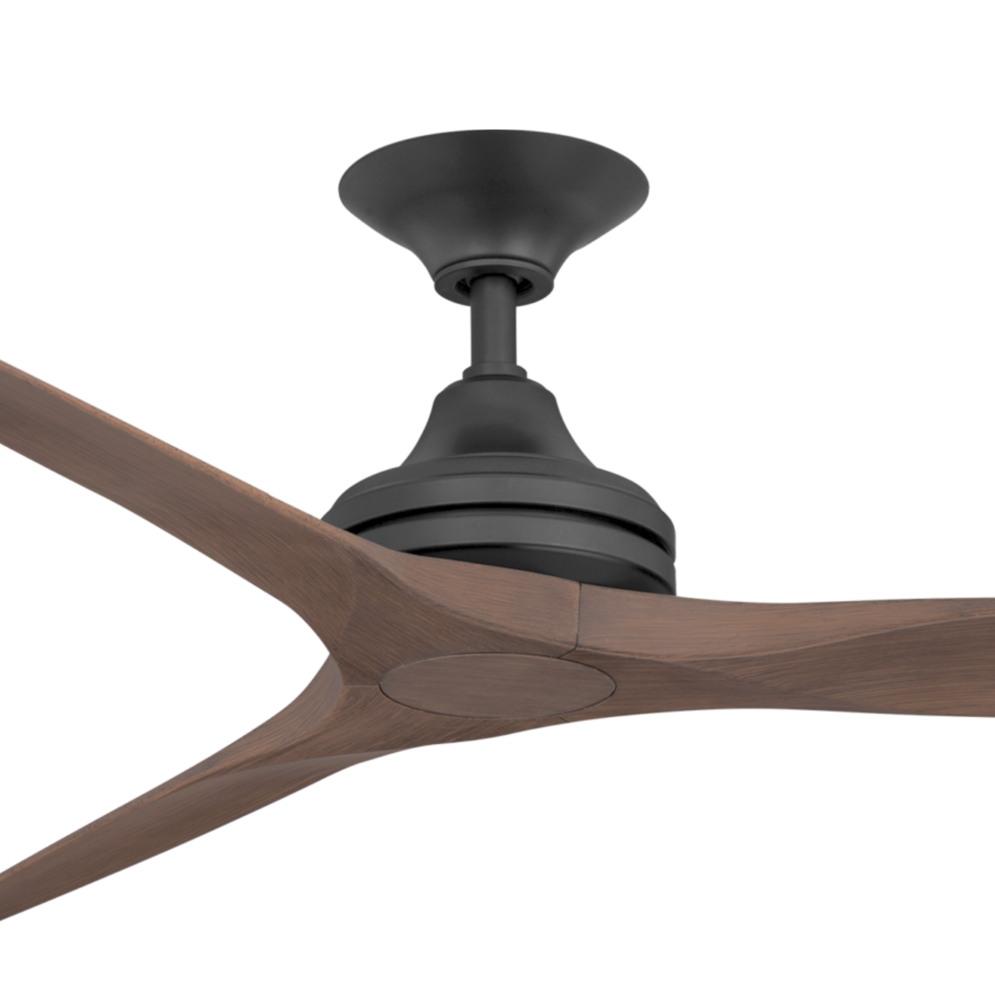 ThreeSixty Spitfire 2 60" Polymer Blade with Black Motor Ceiling Fan ...